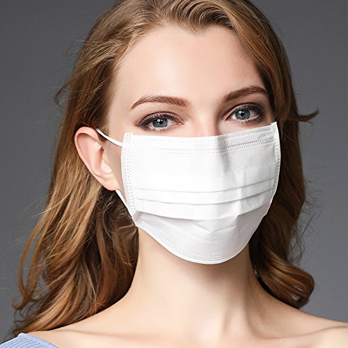 50 PCS Disposable Medical Face Mask Dental Surgical Hypoallergenic ...