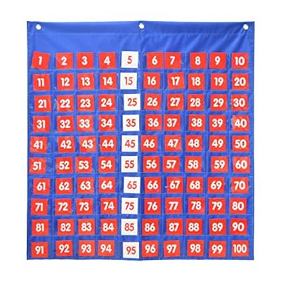 Hundreds Pocket Chart,Numbers 1-100 Chart,Large Australia | Ubuy