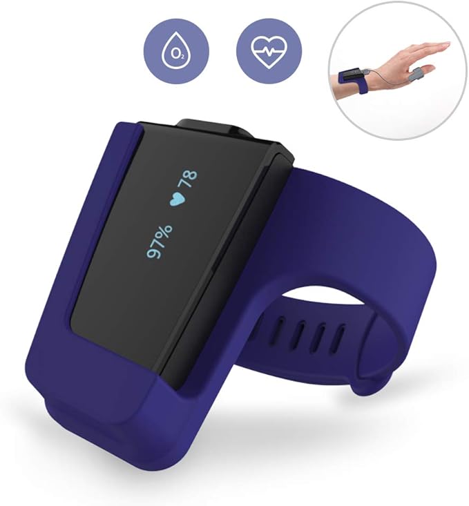 Viatom Wrist Pulse Oximeter for SpO2, Sleep Oxygen Monitor with APP&PC ...