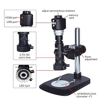 Amazon.com: INSIZE ISM-DM40 DIGITAL MEASURING MICROSCOPE?Magnification ...