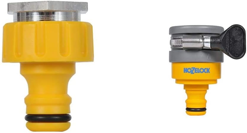 Hozelock Indoor Threaded Tap Connector with 22mm female head & Round ...