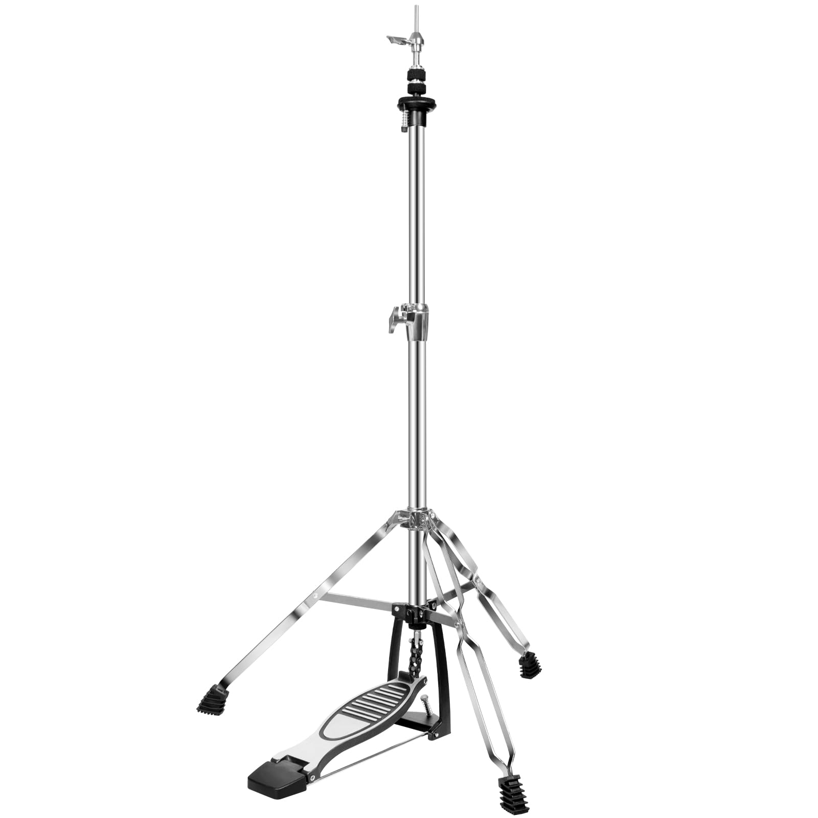 Kuyal Foldable Portable Hi-Hat Stand,Pedal Control Style Drum Hi-Hat ...
