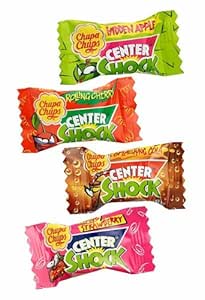 Amazon.com : Centre Shock Sour Chewing Gum By Chupa Chups (Box of 200 ...