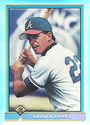 JAVIER LOPEZ COLLECTIBLE FOIL ROOKIE BASEBALL CARD - 1991 BOWMAN ...
