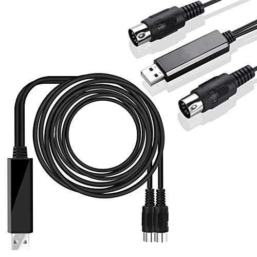 Komifa MIDI to USB Cable Converter, Instrument Cord for Electrical ...