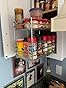 Spice Rack Organizer for Cabinet - Pull Out Double Tier Spice Rack 4-3/ ...