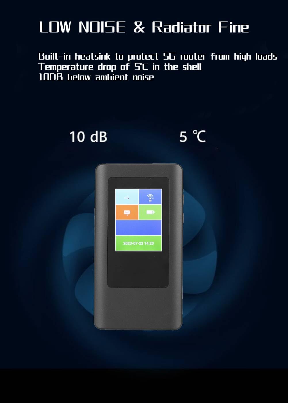 True 5G Router 5G + Mobile Hotspot Device For Internet, Nano SIM Card ...