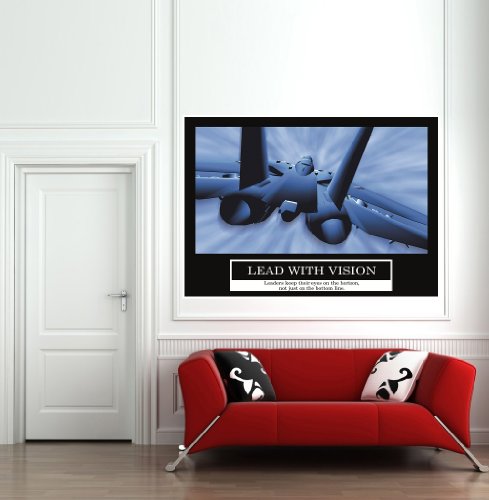 Buy Motivational Lead with vision "Leaders keep their eyes on the ...