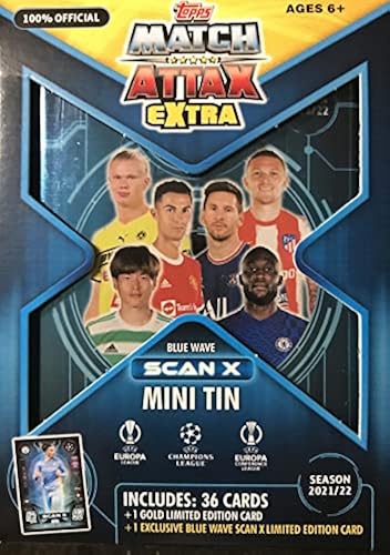 2021 2022 Topps Match Attax EXTRA Edition BLUE WAVE version Champions ...