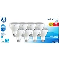 GE LED BR30 Indoor Floodlight Bulb (8 Pack) - Energy Star Certified, Soft White, 10W - - Amazon.com