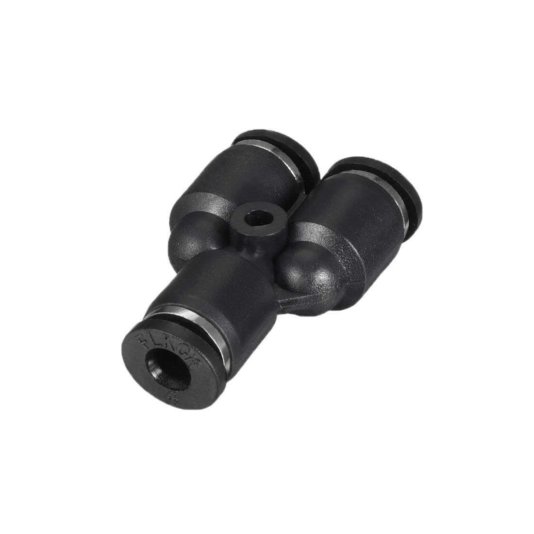 uxcell Plastic Connect Splitter Push to Tube Fittings 4 mm or 5/32" OD ...