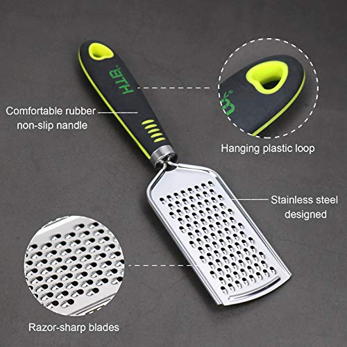 Hand Held Graters Set, Stainless Steel Multi-purpose Kitchen Food ...