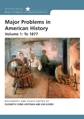 Amazon.com: Major Problems in American History: Volume 1: To 1877 ...