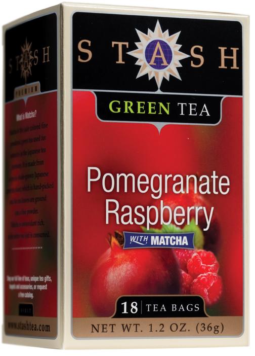 Stash Pomegranate Raspberry Green Tea Bags Boxes (Pack of 6), 18 Count ...