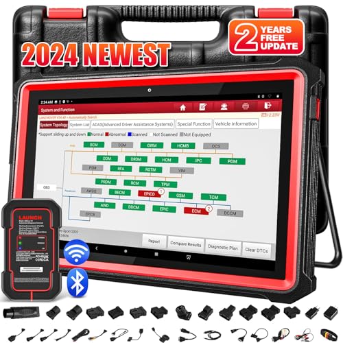 2024 LAUNCH X431 PRO3S+ V5.0 Elite Bluetooth Bi-Directional Scan Tool ...