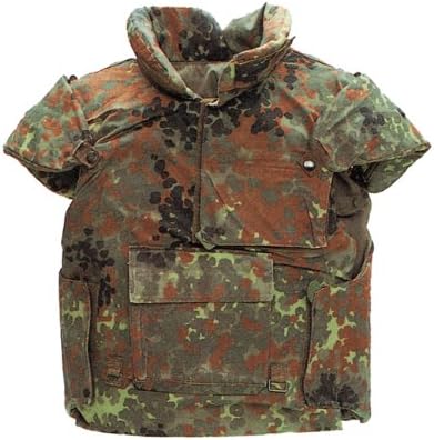 BW Splitterschutzweste flecktarn: Amazon.de: Sport & Freizeit