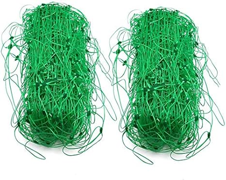 ECHG 2Pcs 4 x 1.7m Garden Netting Plastic Trellis Net Plant Pea Netting ...