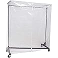 Amazon.com: Clear Z Rack Cover with Zipper and Square Tube Bracket ...