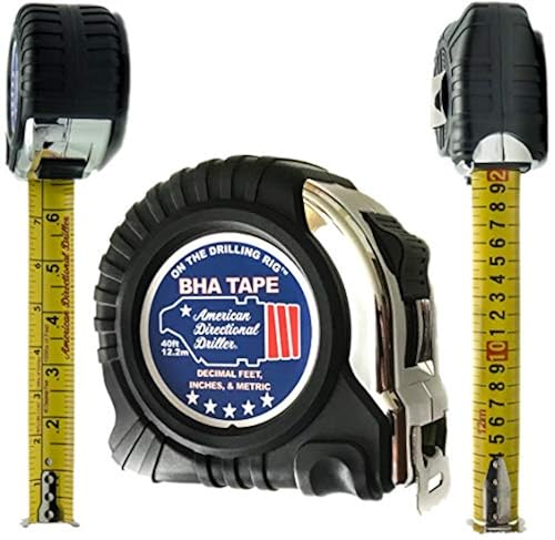 40 Foot Tape Measure – Wide Blade – Engineer Scale, Imperial Inch/Foot ...