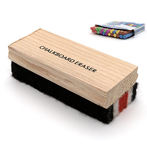 Emraw Felt Chalkboard Eraser Cleaner Kit for Dry Erase Board - Want It All