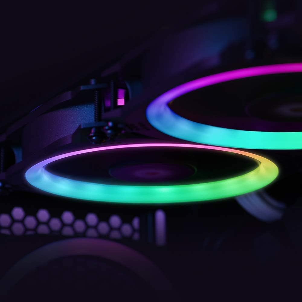 Antec 140mm RGB Case Fan, RGB PC Fans, Addressable RGB Fans, Prizm ...