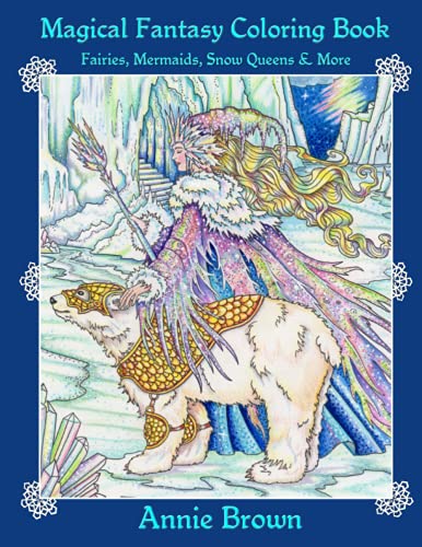 Magical Fantasy Coloring Book (Volume 2) Adult Coloring Book featuring ...