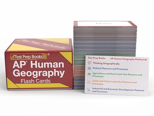 AP Human Geography Study Cards 2026-2027: AP Human Geography Prep and ...