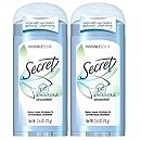 Amazon.com: Secret Invisible Solid Antiperspirant Deodorant, Unscented ...