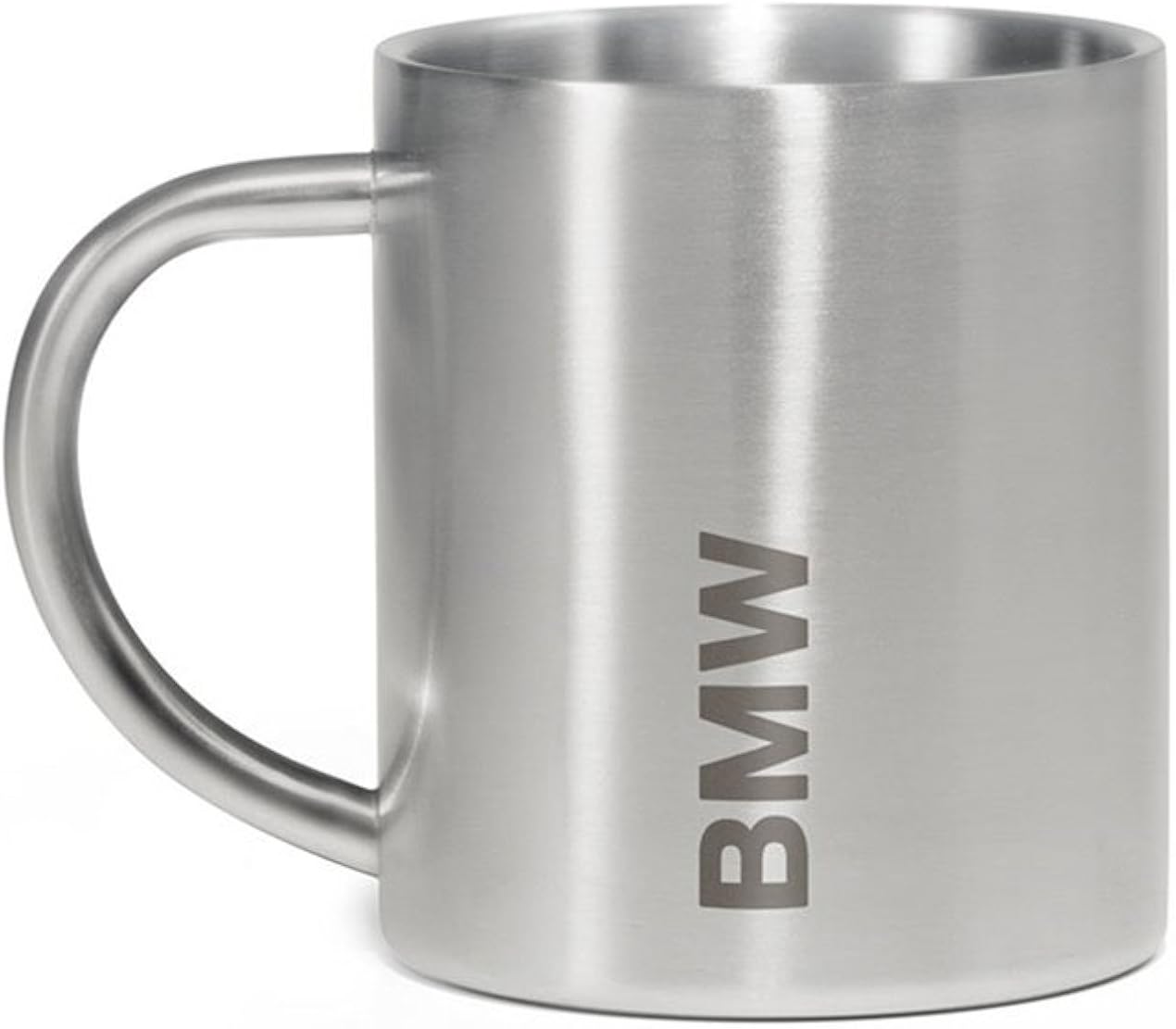 BMW Genuine Active Mug Cup Silver Stainless Steel 0.3L Engraved ...