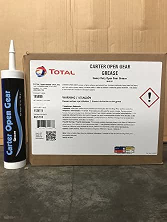 Carter Open Gear Grease - 20 Cartridge Carton: Amazon.com: Industrial ...