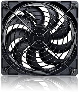 CHUIZIRIG 120x120x25mm 120mm 12V 0.45A 2Pin Computer Fan with AC Plug ...