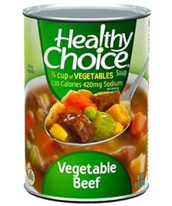 Amazon.com : Healthy Choice Vegetable Beef Soup, 15-Ounce Cans (Pack of ...