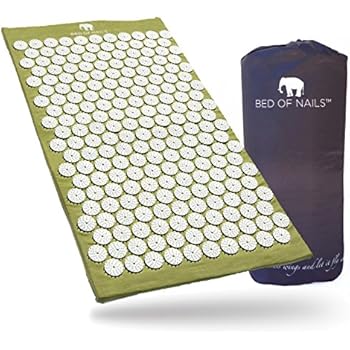 Amazon.com : Acupressure Mat Spike Body Mat for stress, neck pain, back ...