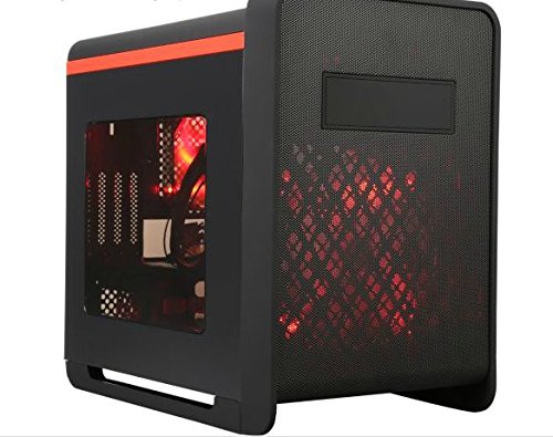 DIYPC Cuboid-R Black/Red USB 3.0 Gaming Micro-ATX Mid Tower - Want It All