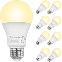 DEWENWILS 8-Pack A19 LED Light Bulb, 1500LM, 3000K Soft Warm Light Bulb, Energy Saving 14W(100W ...