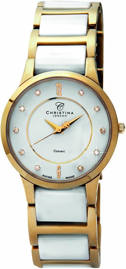 Christina Design London Ceramic Dream Women's Quartz Watch with White ...