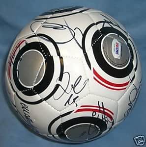 Ronaldinho + 2009 AC Milan Team Signed Soccer Ball LOA Autographed Auto ...
