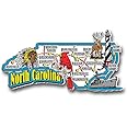 Amazon.com: North Carolina Jumbo State Magnet by Classic Magnets, 5" x ...