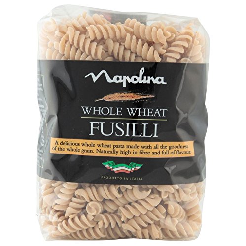 Napolina Whole Wheat Fusilli Pasta, 500 g, Pack of 6: Amazon.co.uk: Grocery