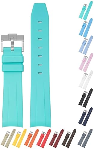 سعر 20mm Curved End Rubber Band For Omega Speedmaster, Replacement ...