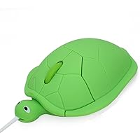 Amazon.com: elec Space Cute Animal Turtle Shape USB Wired Corded Mouse ...