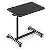ETHU Overbed Table with Wheels, Rolling Tray Table, Hospital Bed Table ...