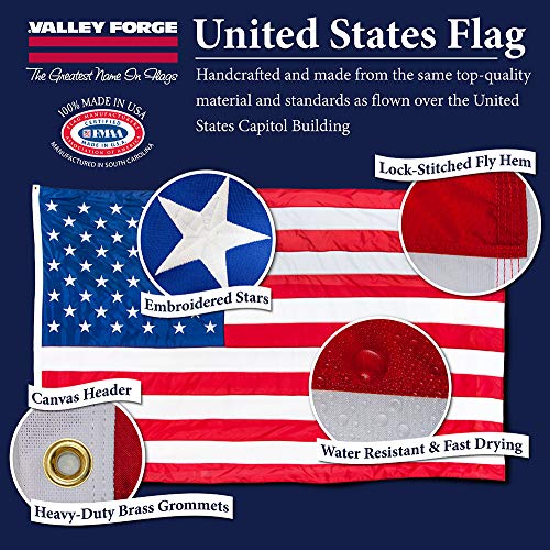 American Flag Kit – 2-Ply Polyester Duratex Flag 100% Made In The USA ...