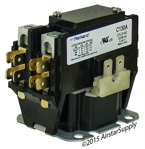 Goodman • 30 Amp 1 Pole 24v Coil Packard Replacement Contactor C130A in ...