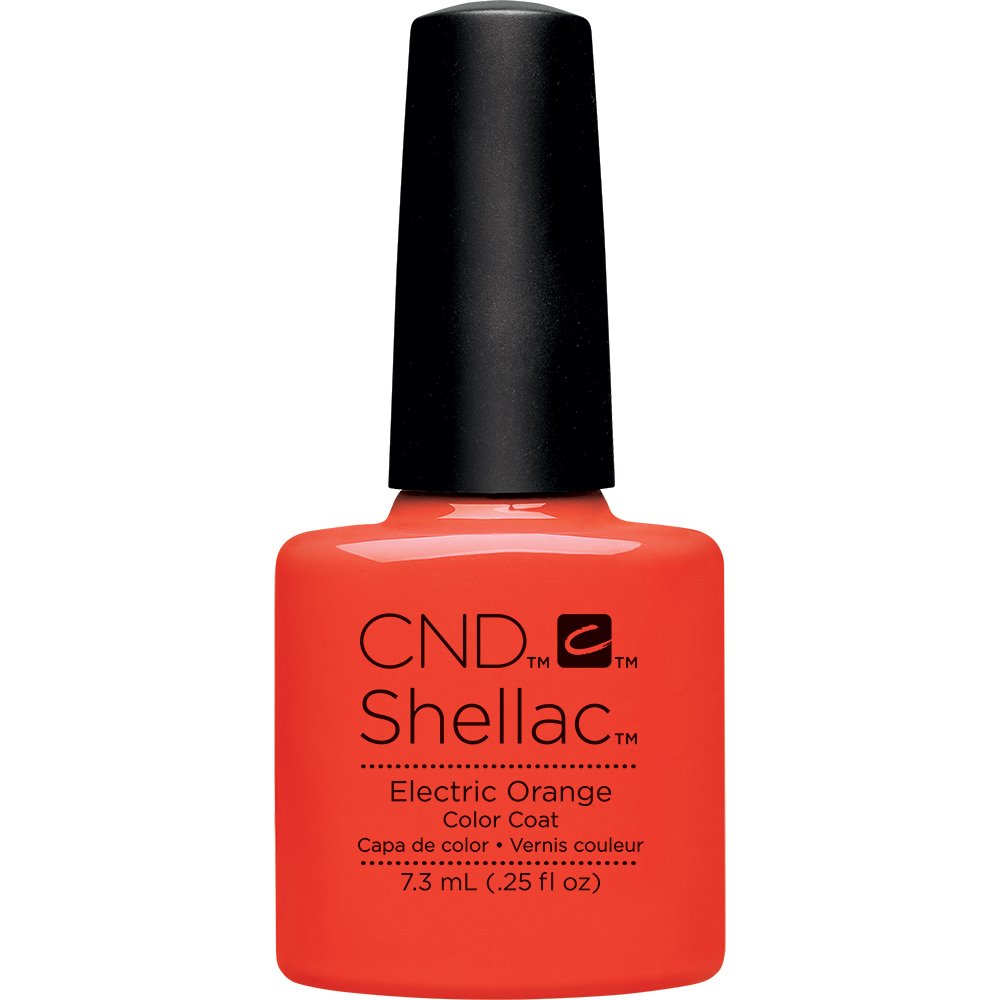 CND Shellac - Electric Orange 7.3ml/0.25 fl oz: Amazon.co.uk: Beauty