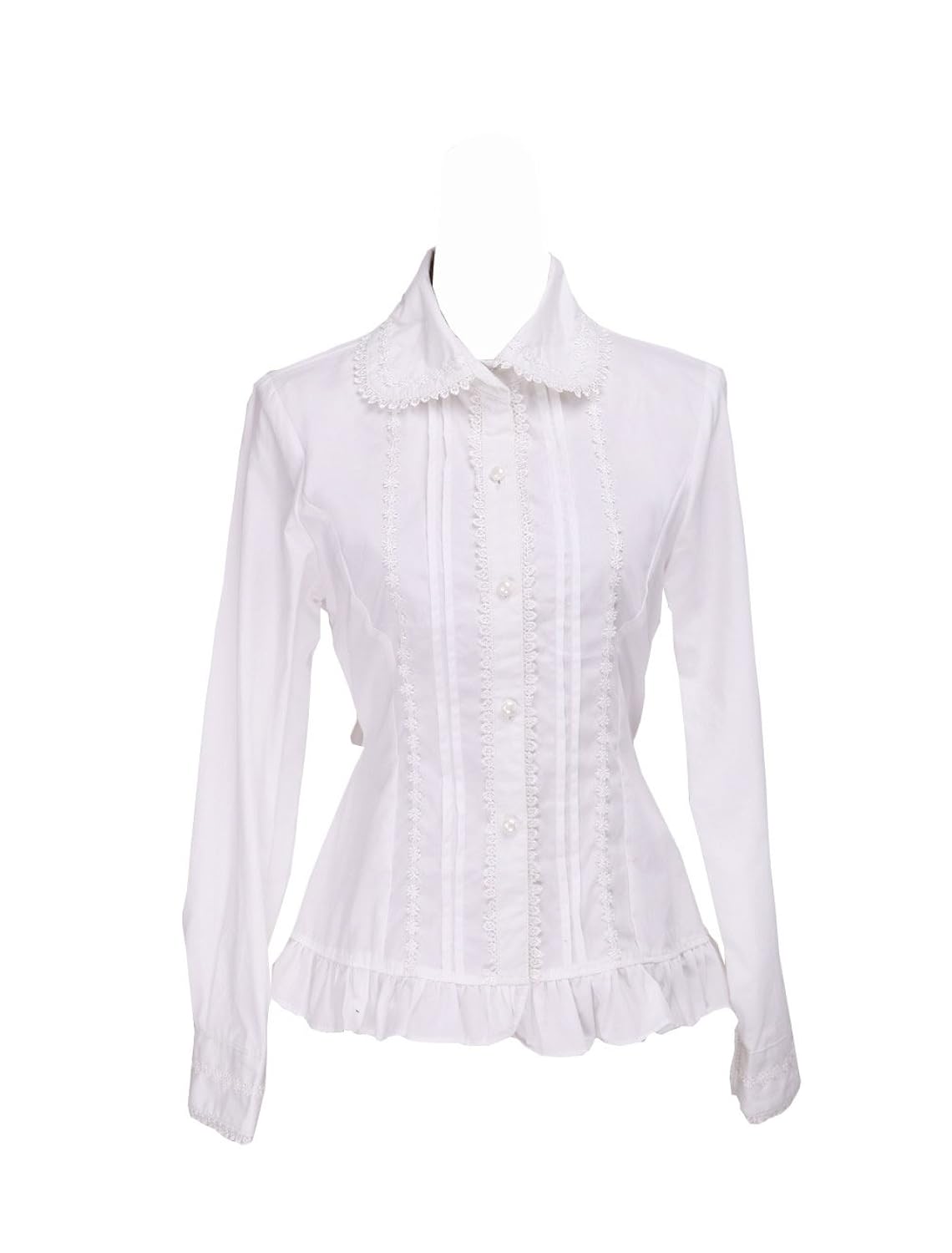 1900s Edwardian Style Blouses, Tops & Sweaters