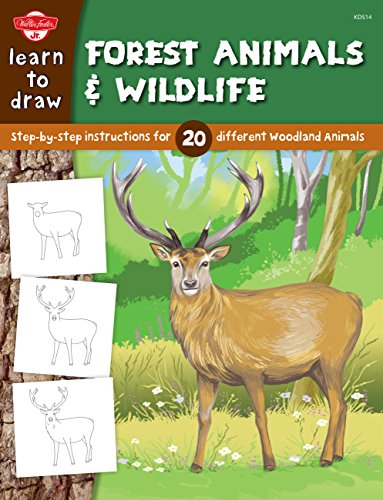 Learn to Draw Forest Animals & Wildlife: Cuddy, Robbin: 0050283903147 ...