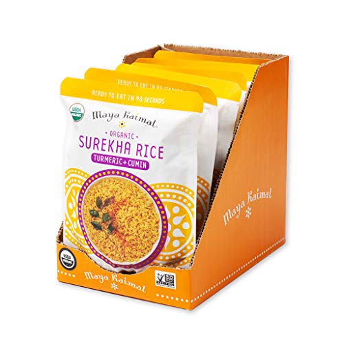 Maya Kaimal Organic Indian Turmeric and Cumin Surekha Rice, 8.5 oz ...