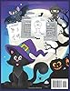 Halloween Activity Book for Kids 3-5: A to Z Coloring, Cut and Paste ...