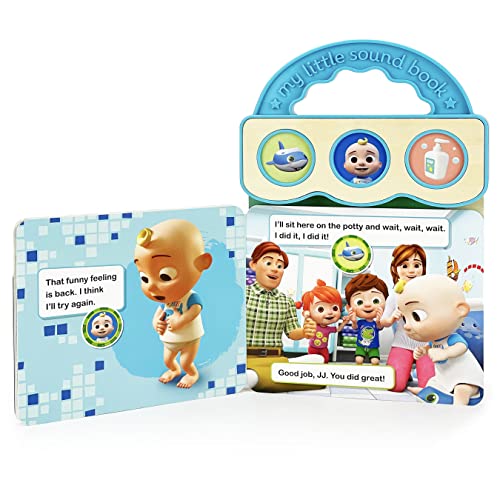 Cocomelon JJ's Potty Time 3-Button Potty Training Sound Board Book ...